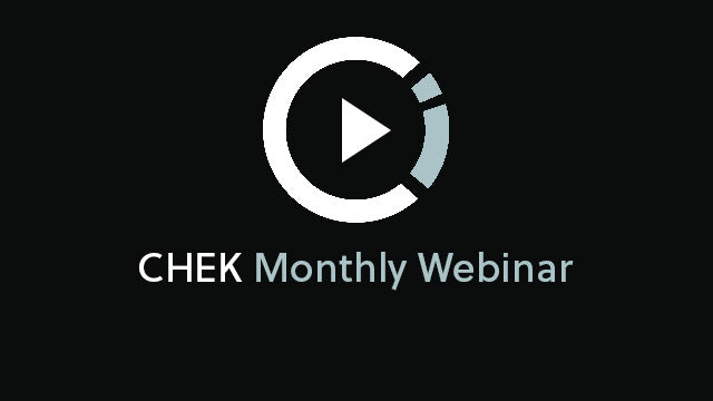 CHEK Monthly Webinar Series - Single Webinar – Chek Institute
